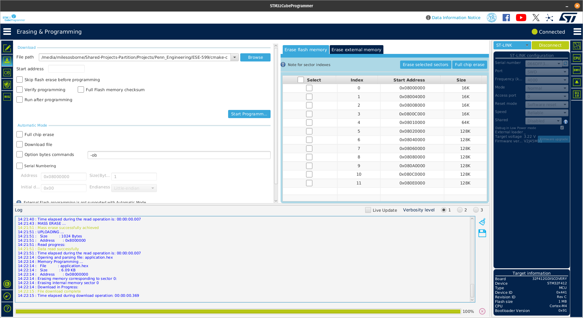 9. CMake Exercise Pt. 2 - UPenn Embedded Systems Handbook